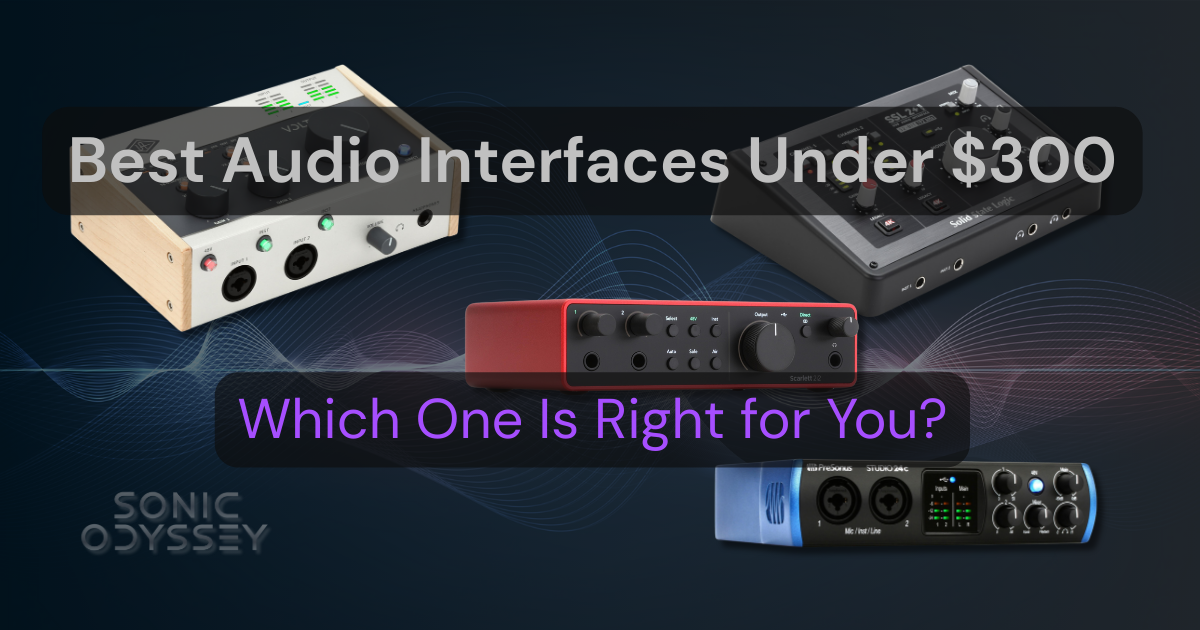 Best Audio Interfaces Under $300 (October 2025 Update) | Sonic Odyssey